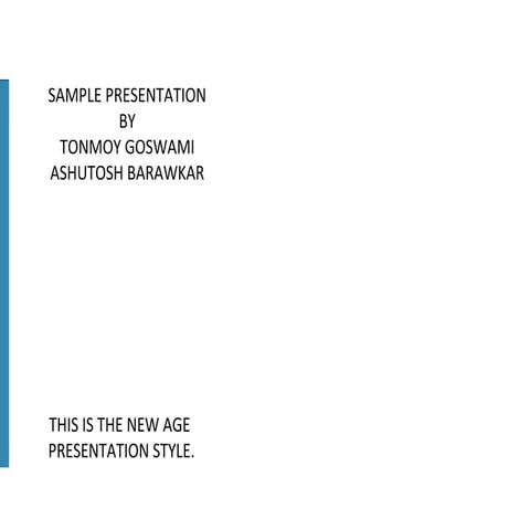 Sample presentation | PPT
