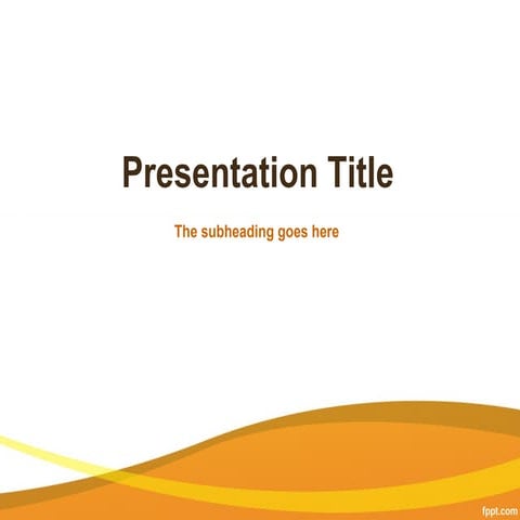 Sample presentation | PPT