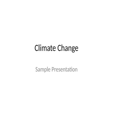 Sample_Presentation_2_Climate.pptxshjsdh | PPTX