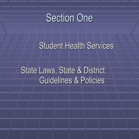 State Law, State and District Guidelines and Policies | PPT