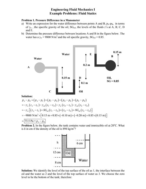 3_hydrostatic-force_tutorial-solution(1) | PDF