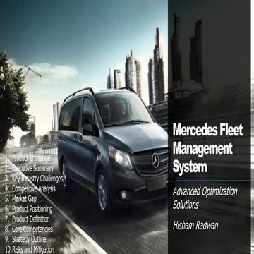 Mercedes Product Strategy Deck | PPT