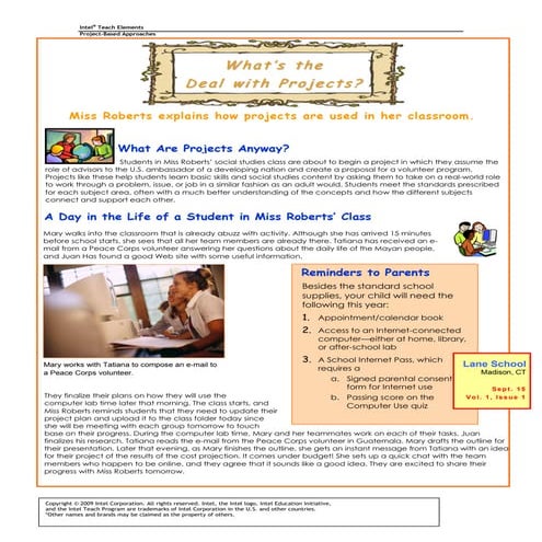 Sample Newsletter to Parents | PDF
