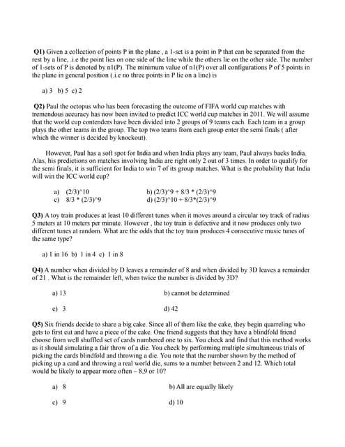 Accenture sample paper_3 | PDF