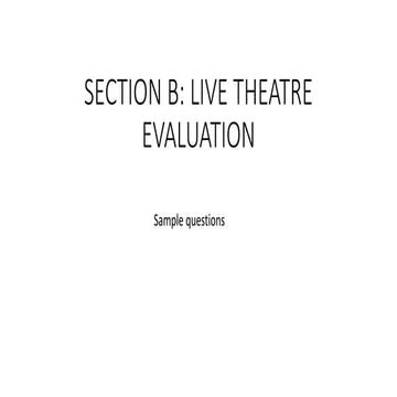 Sample Questions Section B Pptx