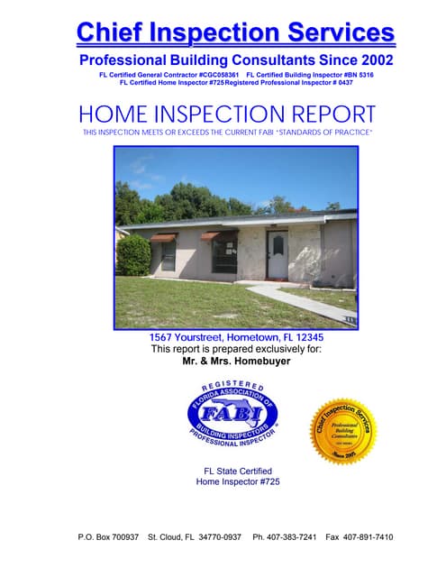 Sample report residential 1[1] | PDF