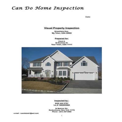 Atlanta Sample Home Inspection Report | PDF
