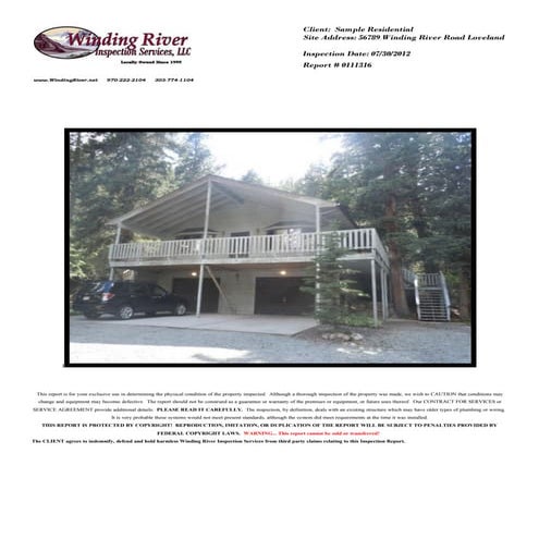 Sample Residential Inspection Report | PDF