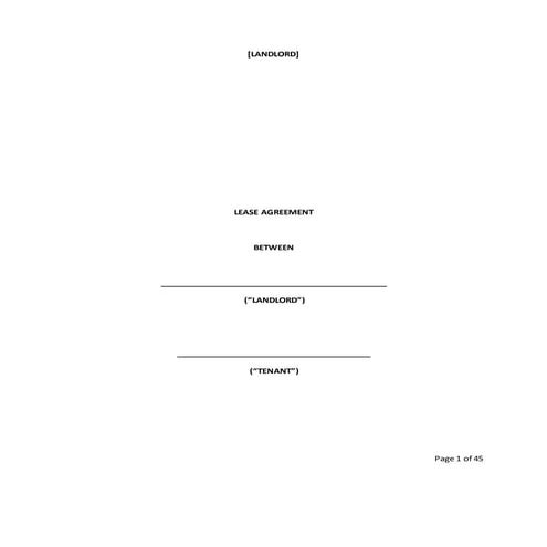 Sample retail lease | DOCX