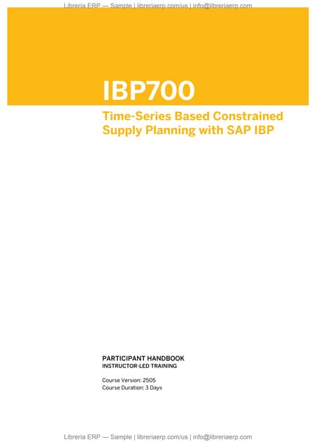 Time Series Vs Order based Planning in SAP IBP | PPTX