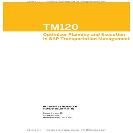 Optimizer Planning and Execution in SAP Transportation Management ...