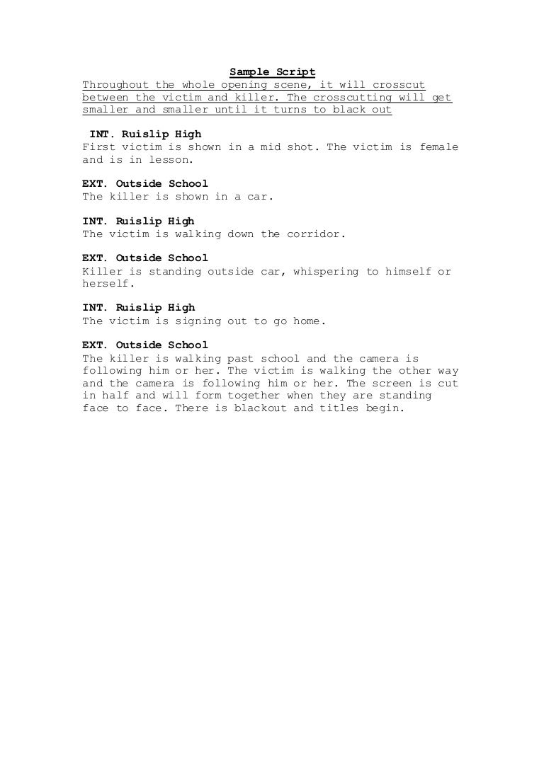 Sample Script sample-script