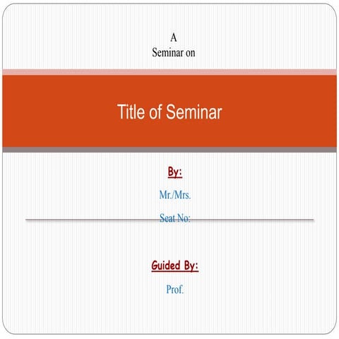 SAMPLE Seminar Presentation.ppt