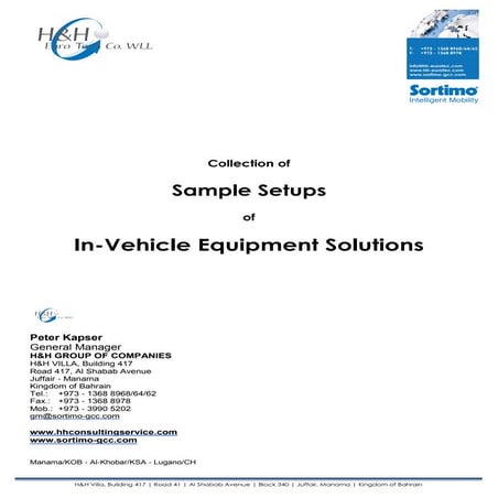 Sample setups | PDF