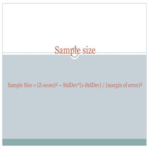 Sample size | PPT
