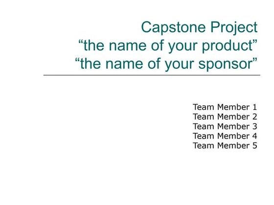 Steps for making presentation of final year project | PPT