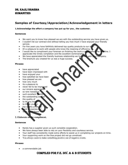 MES - Recommendation Letters | PDF