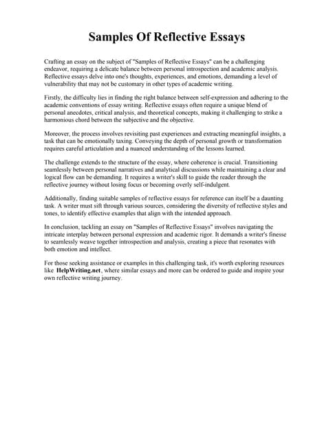 Examples Of Reflective Essay.pdf
