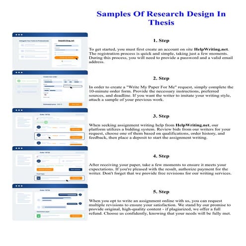 Samples Of Research Design In Thesis | PDF
