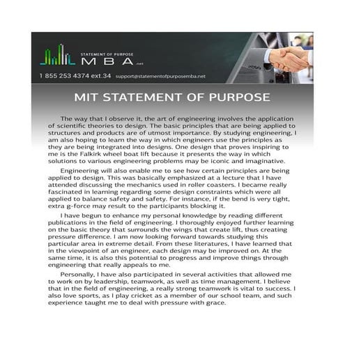 Sample SOP For MS in Business Analytics | PDF