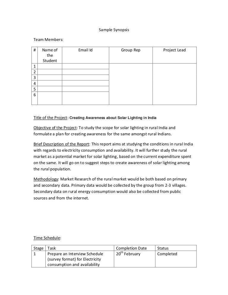 sample-synopsis