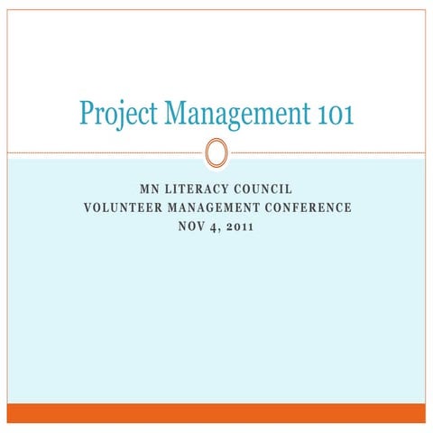 Project Management 101 | PPTX