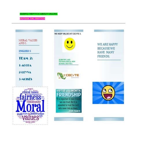 Sample triptych | DOCX