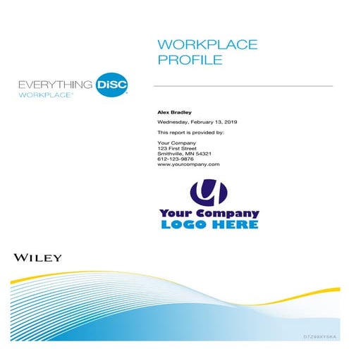 SampleWorkplaceProfile.pdf | Career Advice | Careers