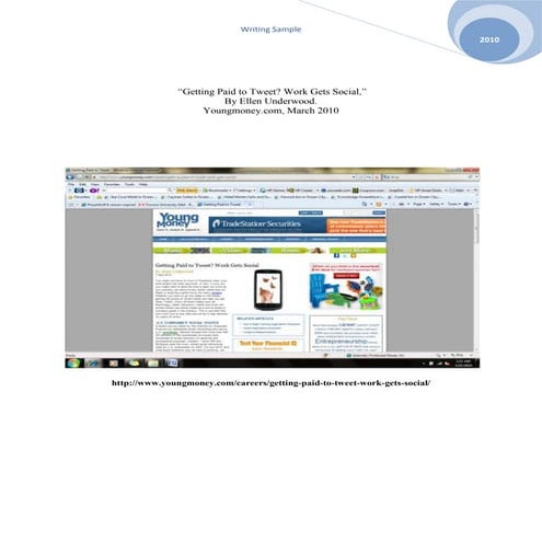 Sample Writing | DOCX