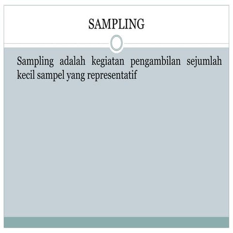 Sampling | PPTX