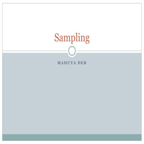 Sampling | PPT