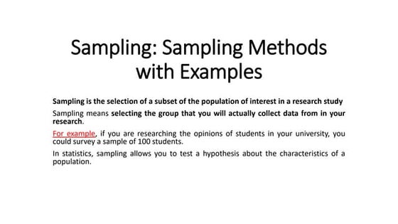 Non probability sampling | PPTX | Science