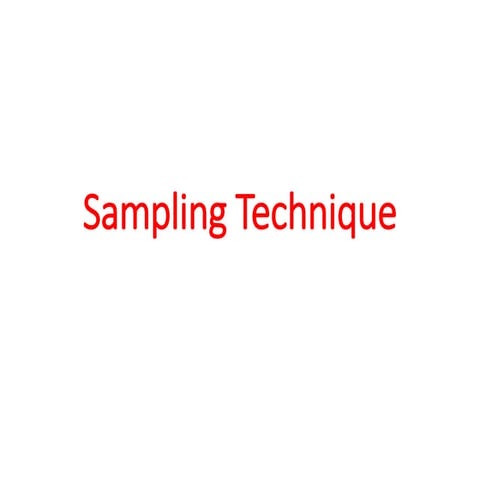 Sampling.pptx | Geography | Science