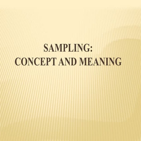 Sampling in legal research methodododododdododo | PPTX