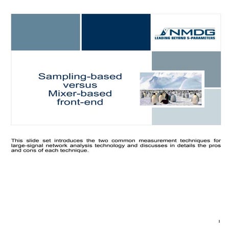 Sampling based versus mixer-based front-end | PDF