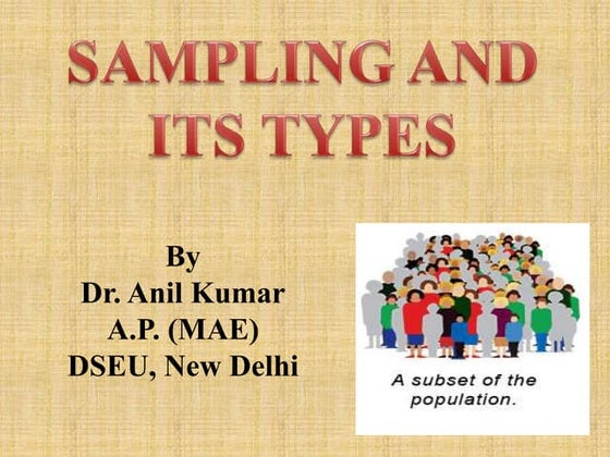 Sampling design and procedure of supply chain management | PPT ...