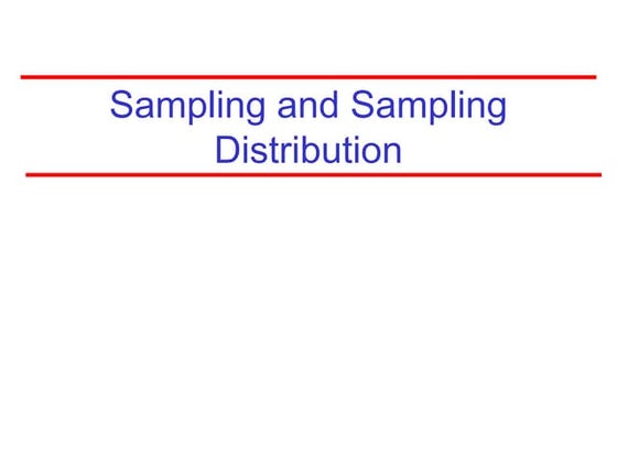 Introduction To Biostatistics And Types Of Sampling Methods Ppt