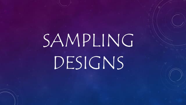 Sampling - Types, Steps in Sampling process.pdf
