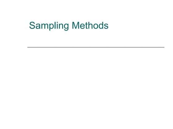 Ppt Fundamentals Of Sampling Method Powerpoint PDF) Sampling PPT