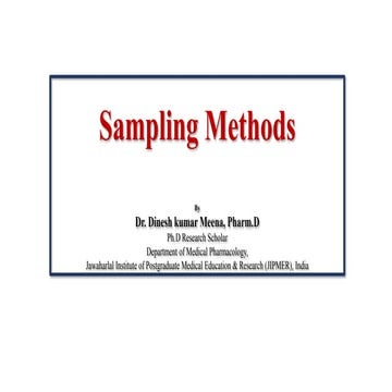 Sampling Methods Ppt