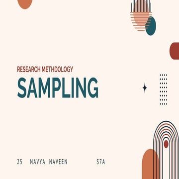 Sampling in research methodology......... | PDF