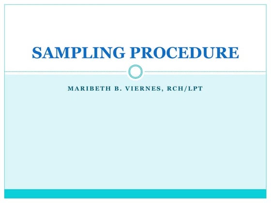 Simple random sampling | PPT