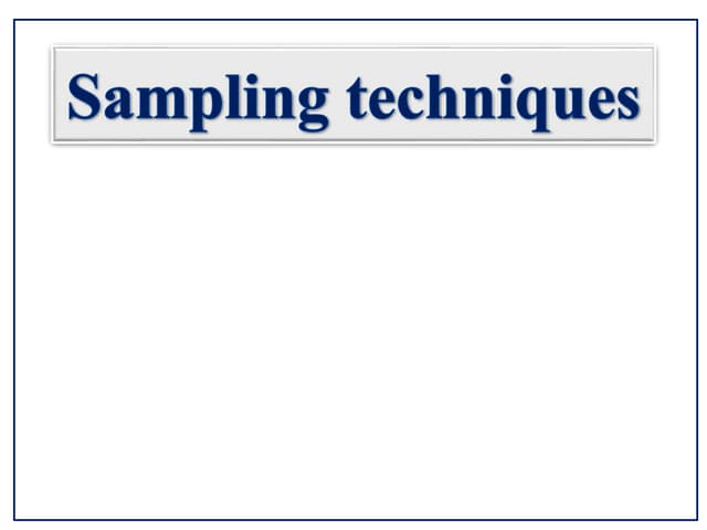Probability Sampling and Types by Selbin Babu | PPTX