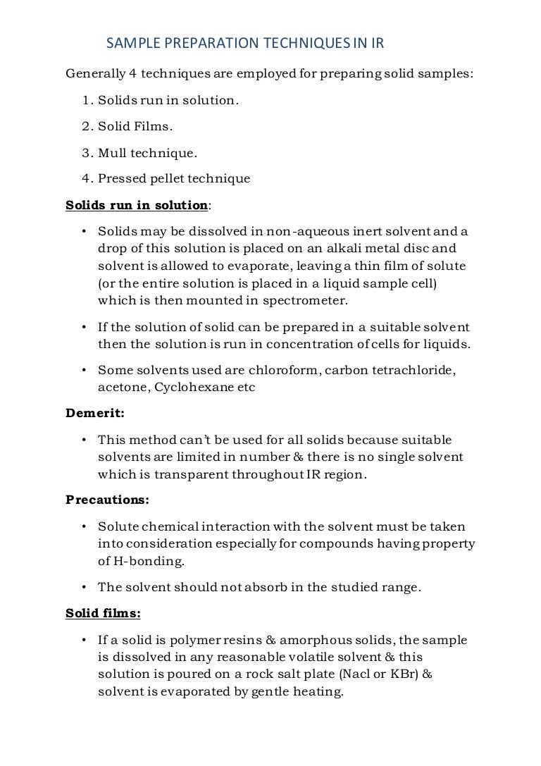 solution preparation lab report