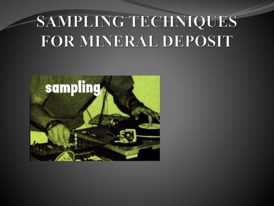 SAMPLING IN GEOLOGY | PPT
