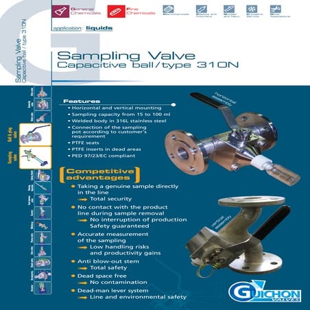Sampling valve piston adjustable-655m-Guichon Valves | PDF