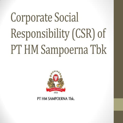 Sampoerna csr | PPT