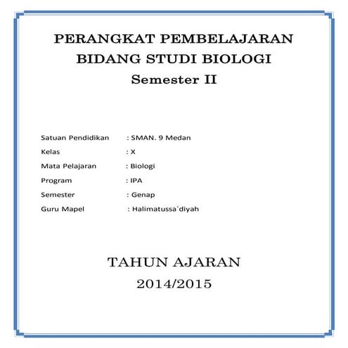 Sampul rpp | PDF