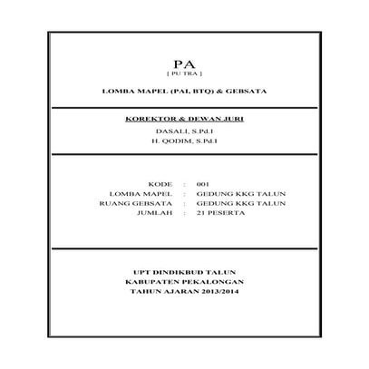 Sampul stopmap | PDF