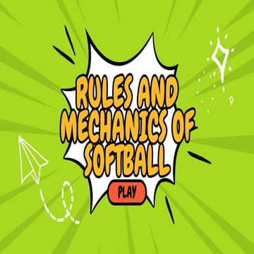 STATION 1 (Rules in Softball) Grade 8 P.E | PDF